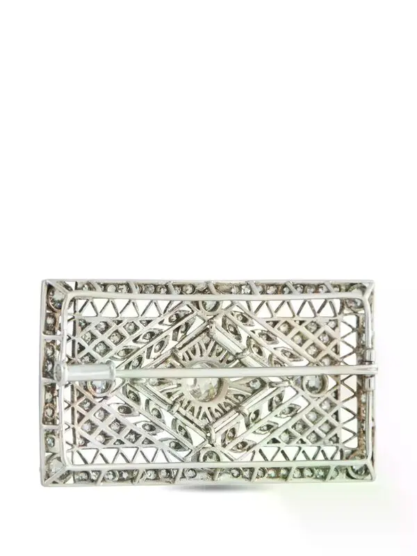 LB EXCLUSIVE Platinum Diamond Brooch