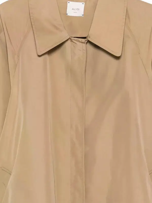 ALYSI Single-breasted Trench Coat