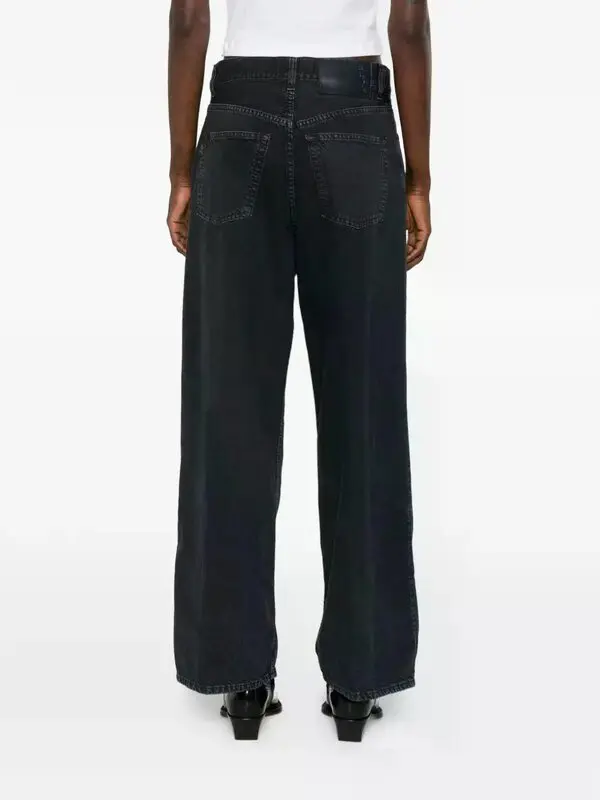 HAIKURE Dark Grey Pleated Wide Leg Shorts