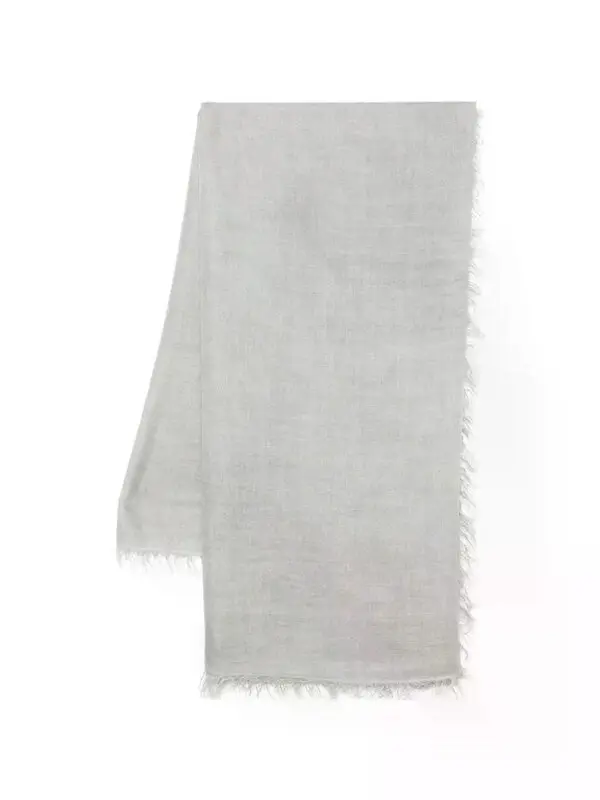 Faliero Sarti Enry Frayed Scarf - Grey