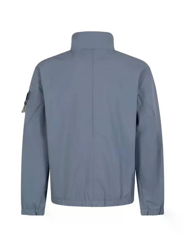 Stone Island Zip-up Jacket With Stand Collar