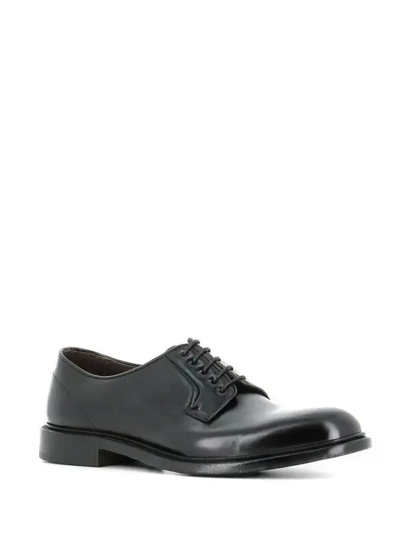 GREEN GEORGE Polished Leather Derby Shoes