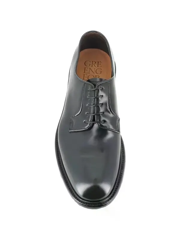 GREEN GEORGE Polished Leather Derby Shoes