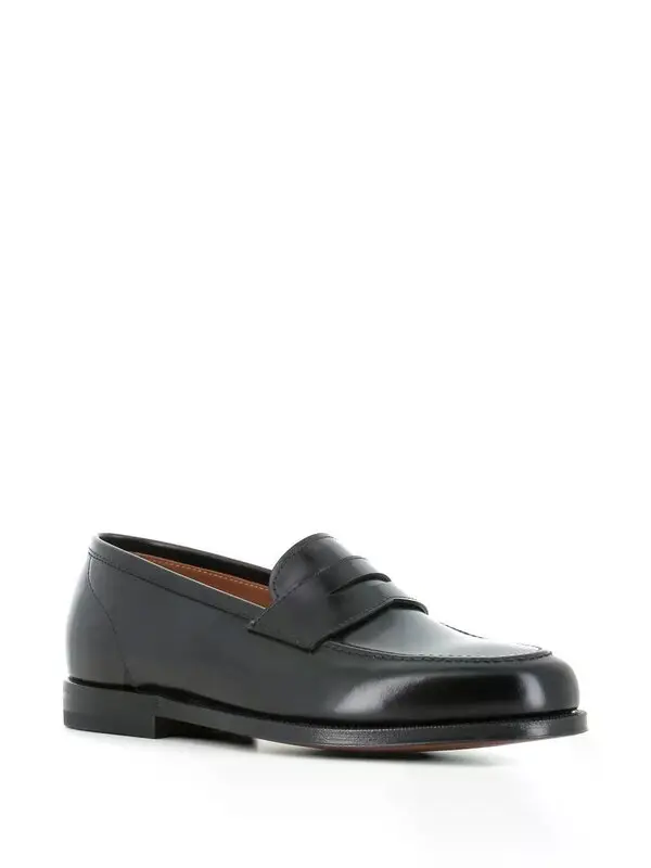 GREEN GEORGE Polished Leather Loafers