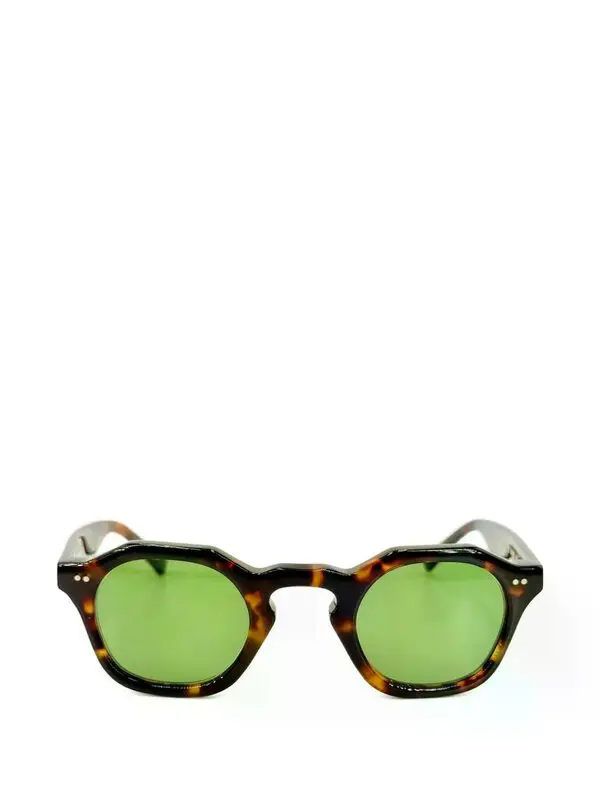 JOSEF MILLER Milton Round-frame Sunglasses - Brown