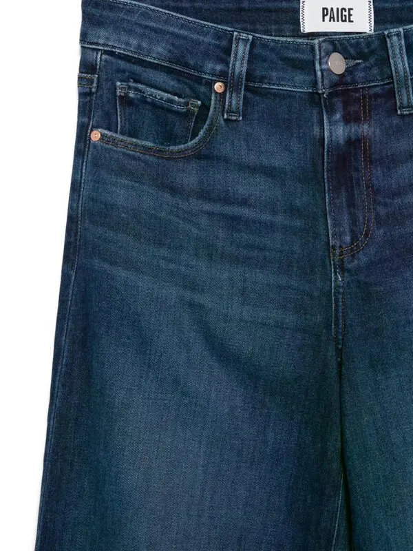 Paige Wide-leg Five-pocket Jeans