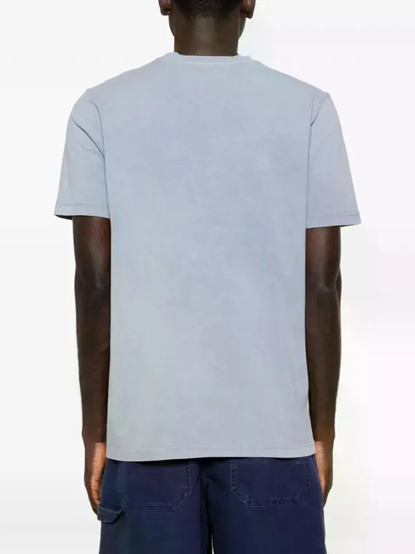 A.p.c. Logo Print Crewneck T-shirt - Grey
