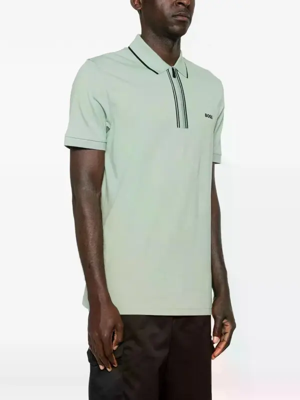 BOSS Active Slim-fit Polo Shirt In Moisture-wicking Stretch Cotton