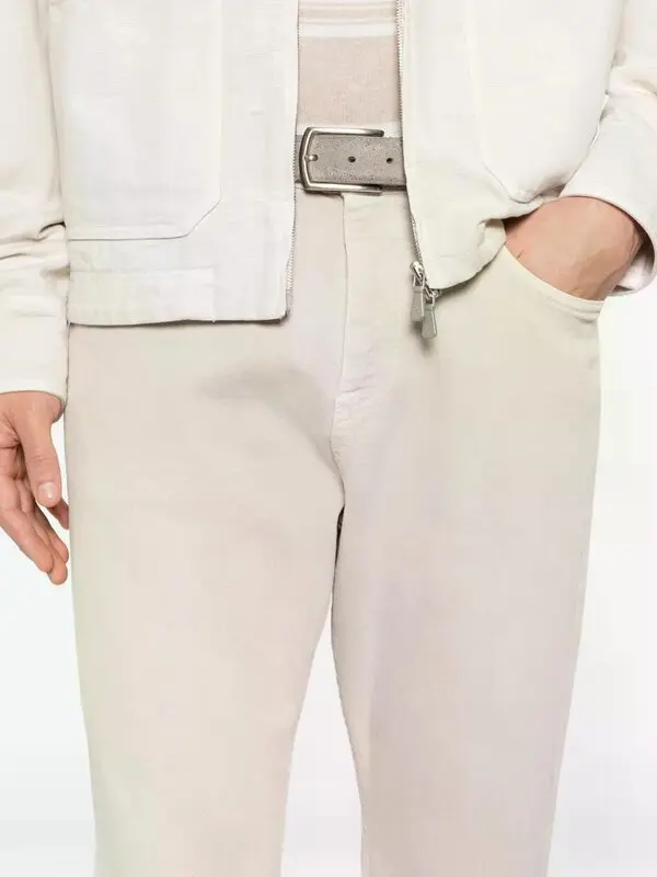 Eleventy Beige Pocket Jeans - Neutrals