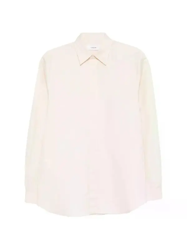 LARDINI Collared Long-sleeve Shirt