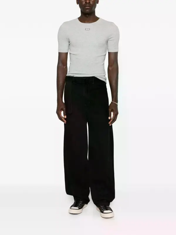 ENTIRE STUDIOS Ribbed Logo Label T-shirt