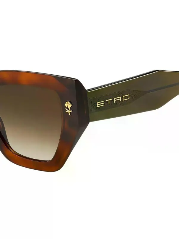 Etro Cat Eye Sunglasses With Flower Detail