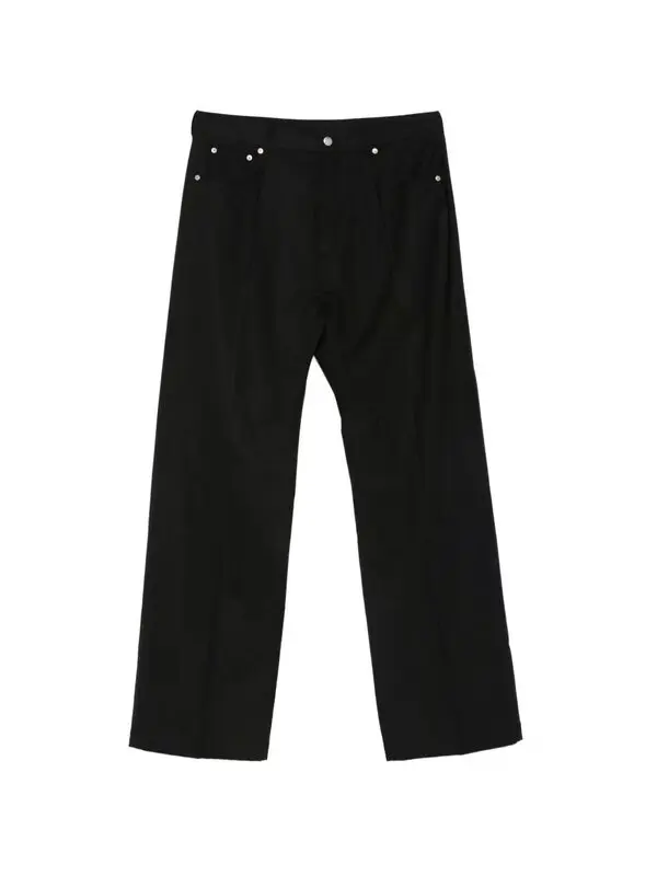 Rick Owens Geth Jeans With Stud Detailing - Black