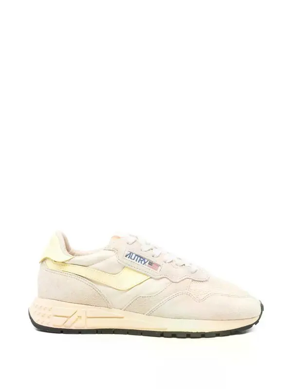 AUTRY Reelwind" Lace-up Sneakers In Ecru - Neutrals
