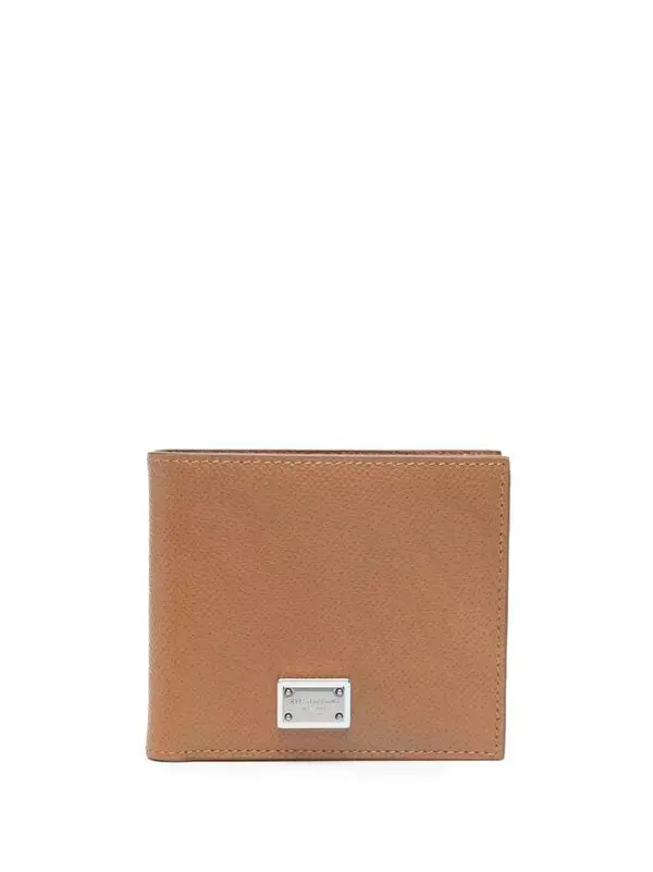 Dolce & Gabbana Bi-fold Leather Wallet - Brown