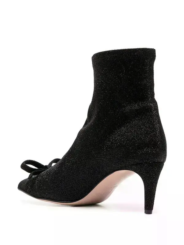 Red Valentino Bow Detail Ankle Boots