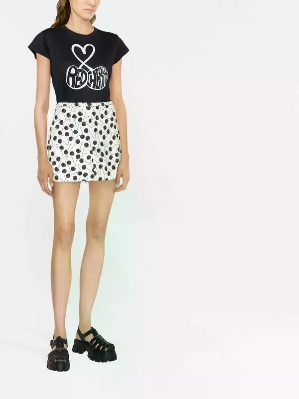 Red Valentino Cherry Print Mini Skort