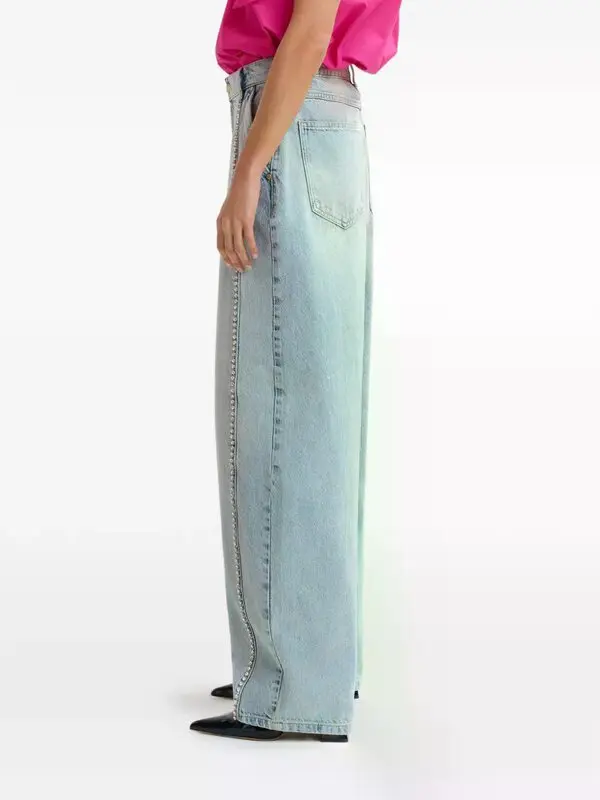 Essentiel Antwerp Rhinestone Embellished Light Wash Jeans