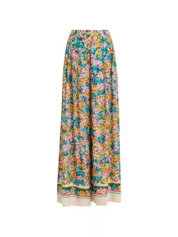Essentiel Antwerp Floral-print Trousers - Blue