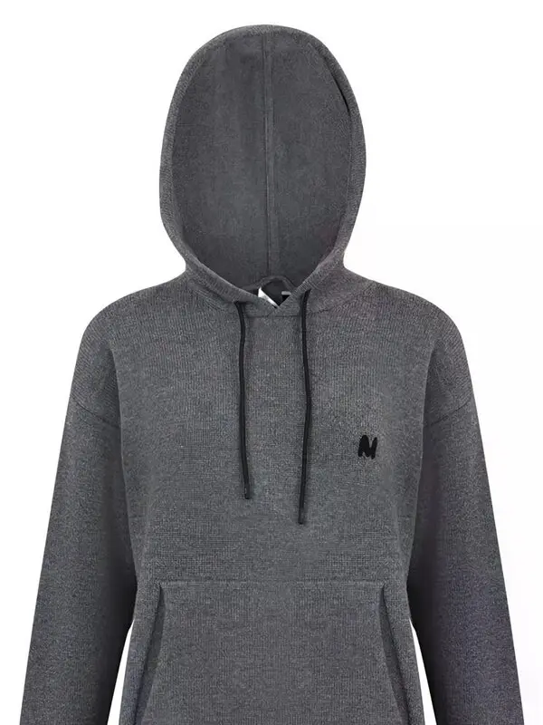 MSGM Embroidered Detail Hoodie