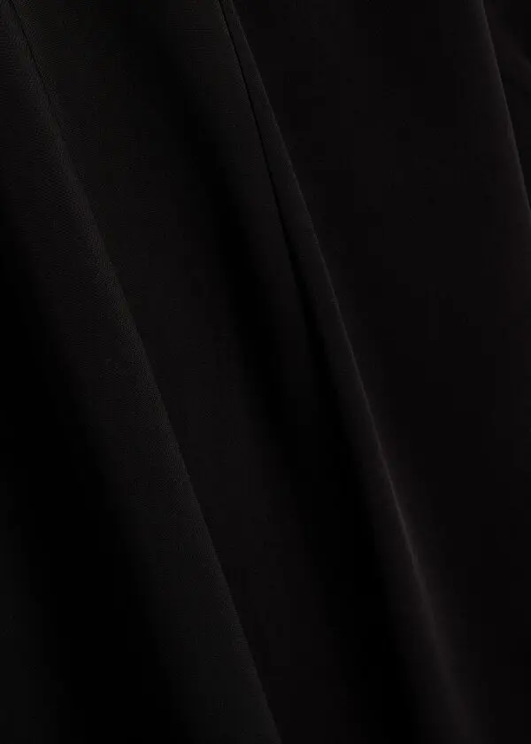 ANINE BING Stretch-crepe Midi Dress - Black
