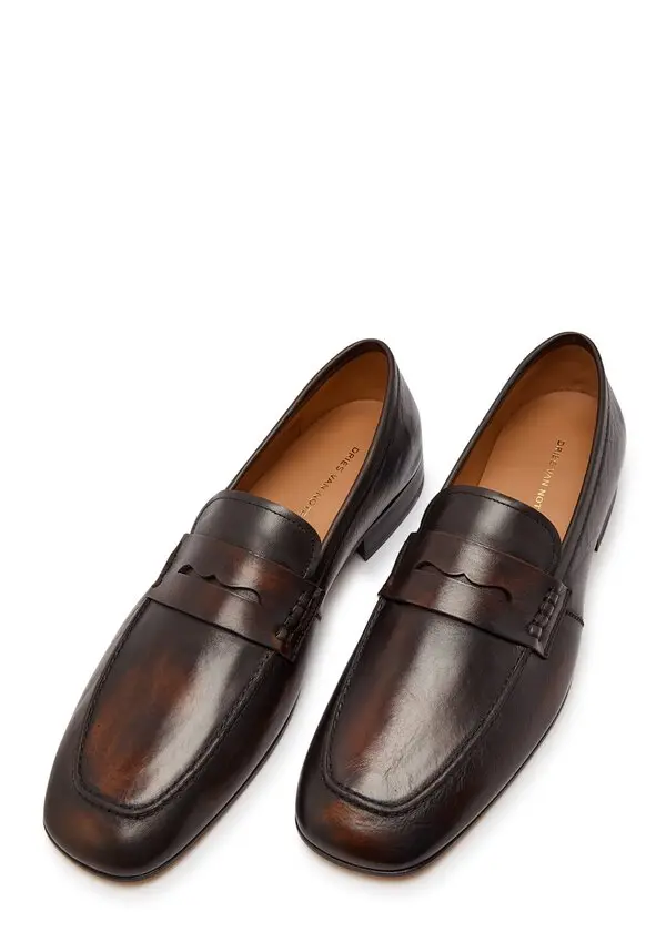Dries Van Noten Leather Loafers