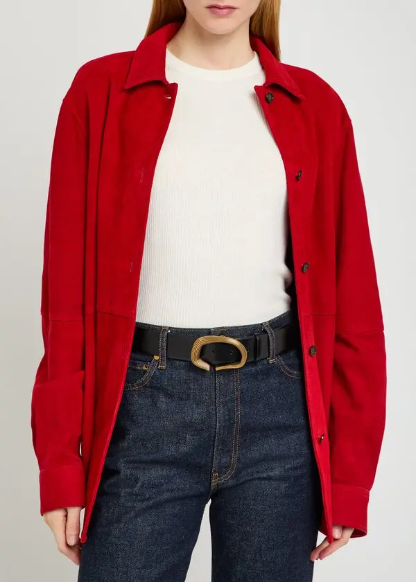 Khaite Santa Fe Leather Belt