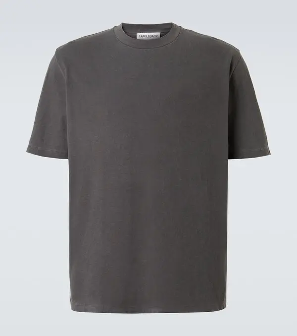 Our Legacy Box Cotton Jersey T-shirt - Grey