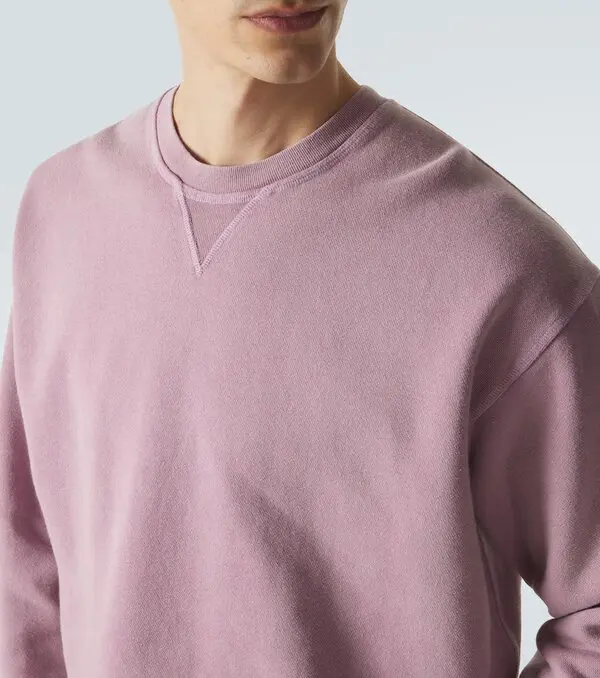 Our Legacy Base Cotton Fleece Sweatshirt - Pink