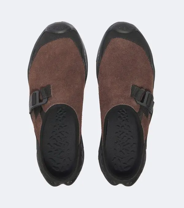 Hoka One One Ora Primo Ext Suede Mules - Brown