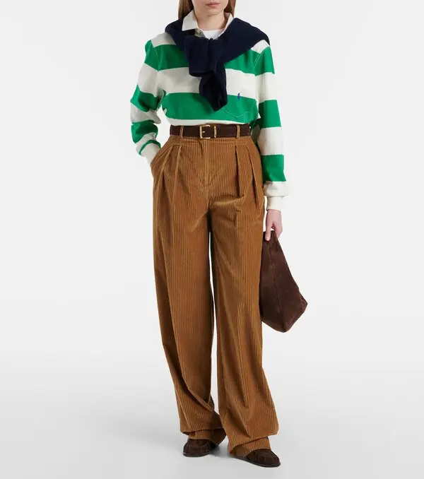 Polo Ralph Lauren Striped Cotton Jersey Polo Shirt