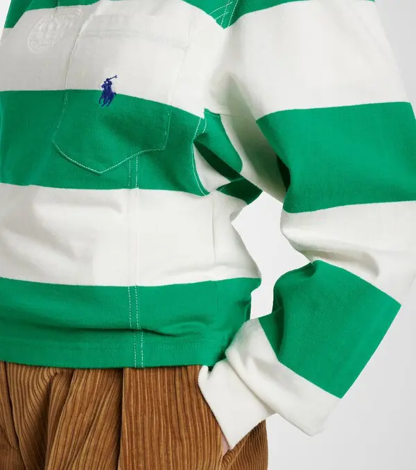 Polo Ralph Lauren Striped Cotton Jersey Polo Shirt