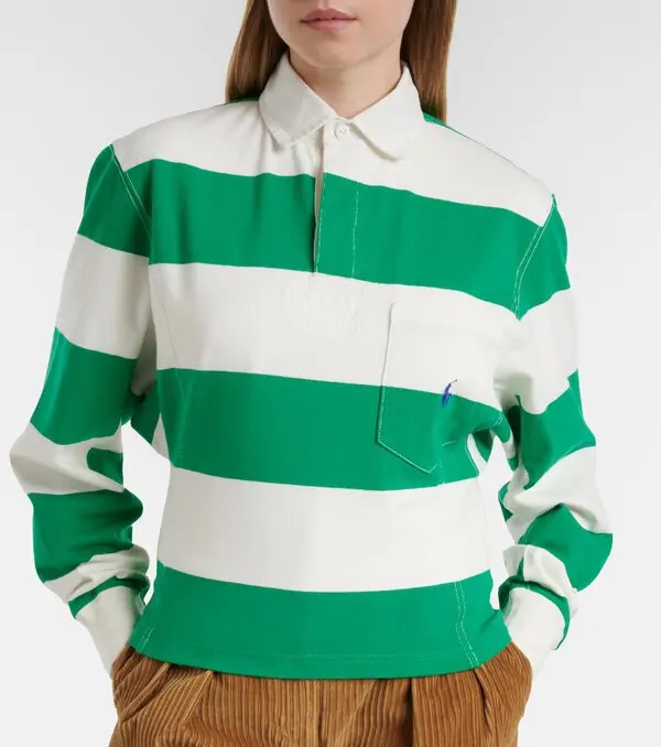 Polo Ralph Lauren Striped Cotton Jersey Polo Shirt