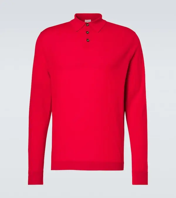 ALLUDE Virgin Wool Polo Shirt