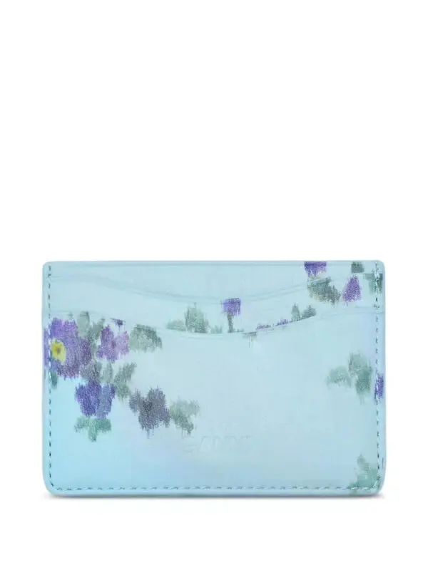 GANNI Floral Print Cardholder