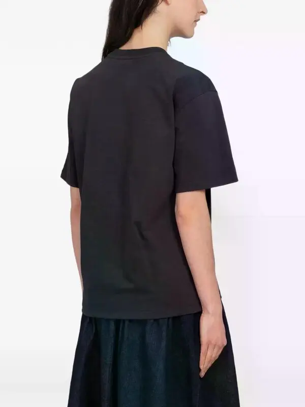 GANNI Embroidered Organic Cotton T-shirt