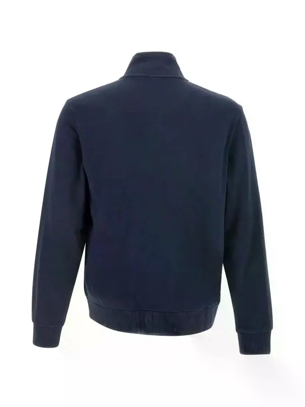 SUN 68 Zip-up Logo Sweatshirt - Blue