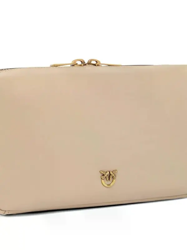 Pinko Horizontal Zip-fastening Leather Shoulder Bag