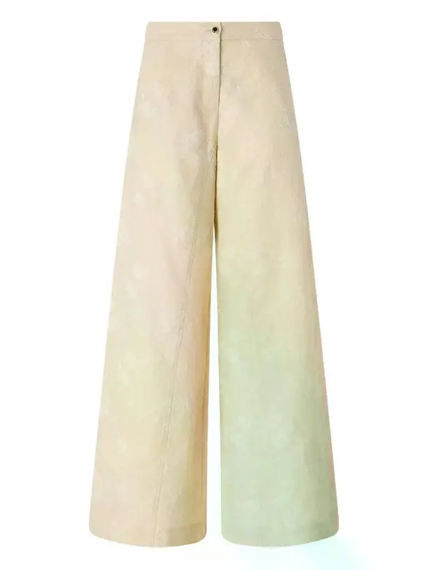 Pinko Floral Print Wide Leg Trousers
