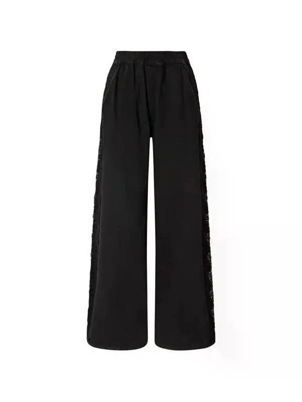 Pinko Lace-detail Flared Trousers