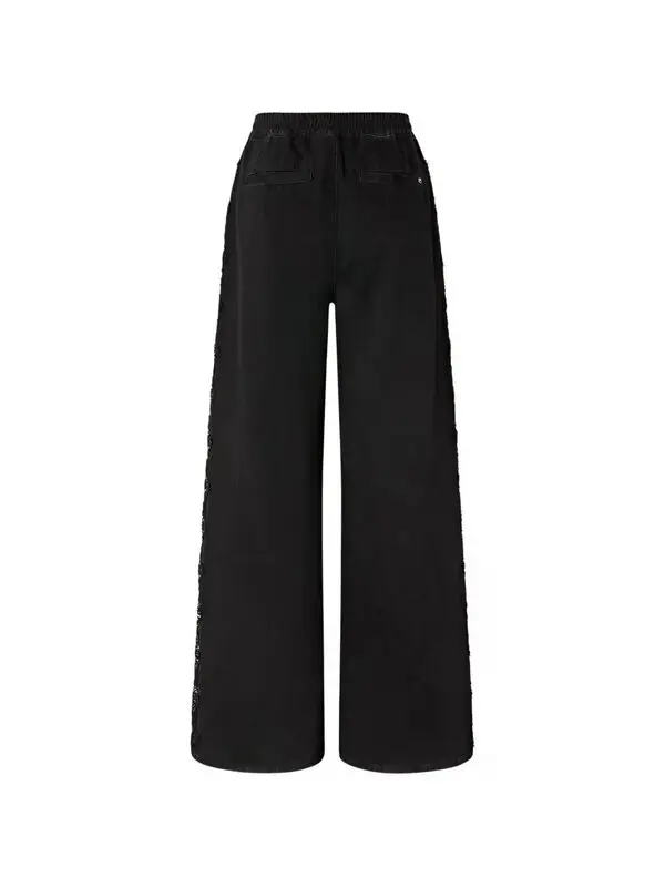 Pinko Lace-detail Flared Trousers