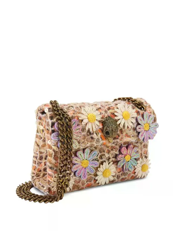 Kurt Geiger Kensington Floral-appliqué Shoulder Bag