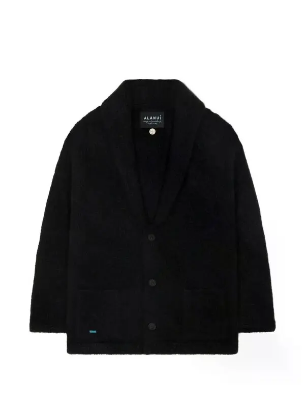Alanui Horn Button Cardigan - Black