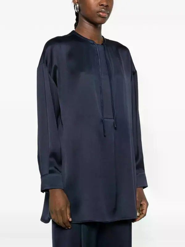 Giorgio Armani Tie Neck Blouse