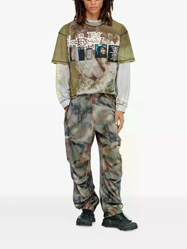 DIESEL® Stitched Trousers - Blue