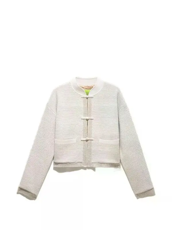 Shanghai Tang Cashmere Cardigan - Neutrals