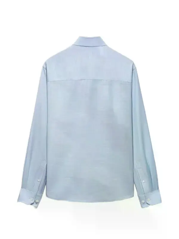Shanghai Tang Wool Shirt - Blue