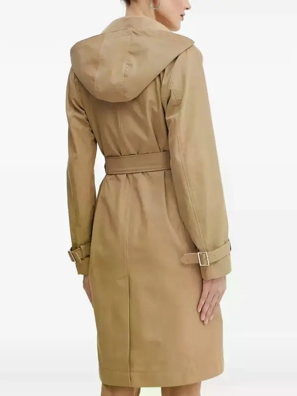 MORGAN Hooded Belted Coat