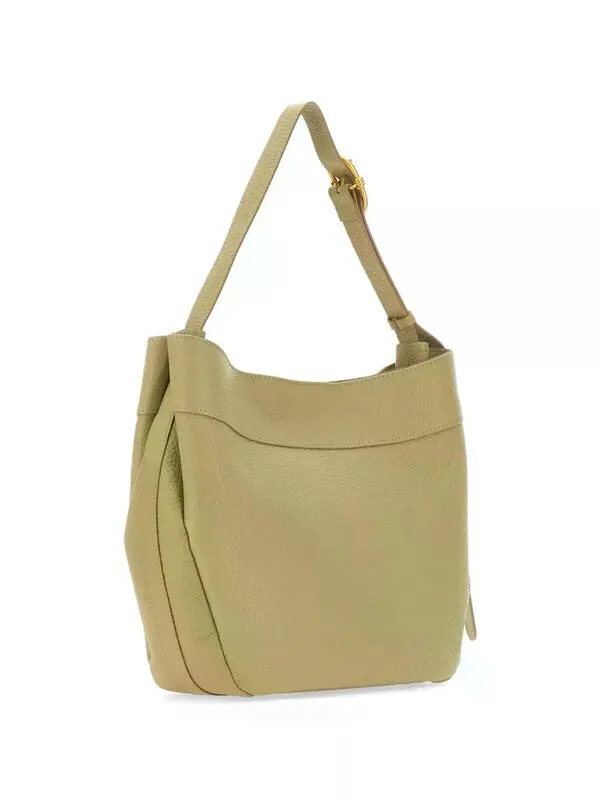 GIANNI CHIARINI Selena Grained Buckle Shoulder Bag