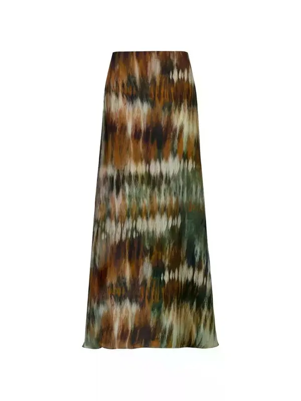 Johanna Ortiz Printed Midi Skirt